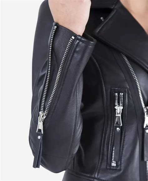 Adele Black Leather Jacket Womens Black Leather Jacket