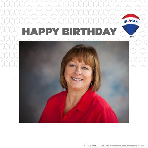 Re Max Alliance Happy Birthday Rozanne Hunter