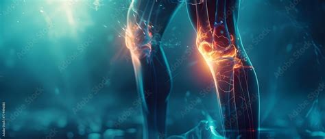 Sciatic Nerve Compression Shown By Leg Shooting Pain In Photo Concept