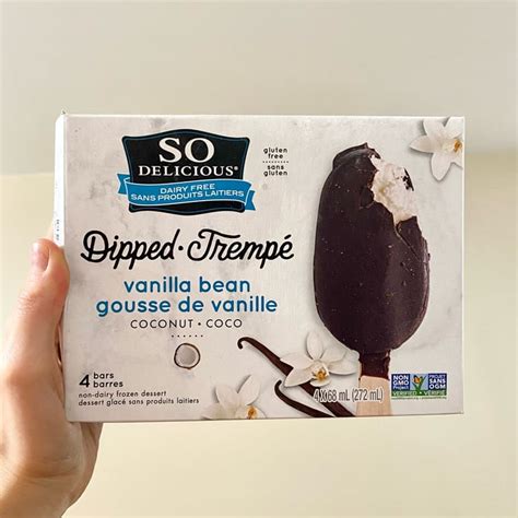 So Delicious Dairy Free Dipped Vanilla Bean Coconutmilk Ice Cream Bar