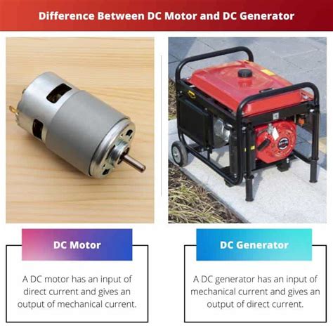 Motor Dc Vs Generator Dc Perbedaan Dan Perbandingan