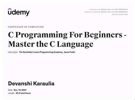 devanshi karaulia on linkedin successfully completed an intensive c