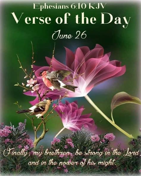 June 26 ️ Verse Of The Day Daily Bible Verse Kjv