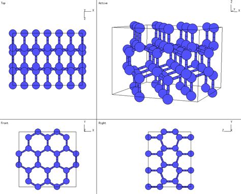 The Hexagonal Diamond Lonsdaleite Structure