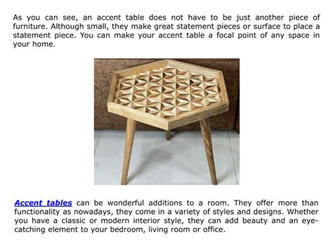 PPT Benefits Of Having Accent Tables PowerPoint Presentation Free