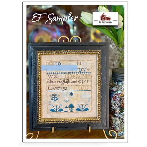 Red Barn Samplers ~ Ef Reproduction Sampler Pattern Premium