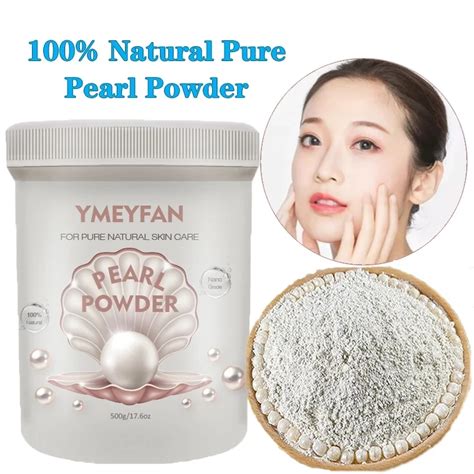 250500g Pure Natural Pearl Powder Remove Black Heads Anti Acne