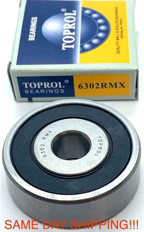 ZEN 6302RMX Deep Groove Ball Bearing 10x42x13 mm - Rodavictoria USA