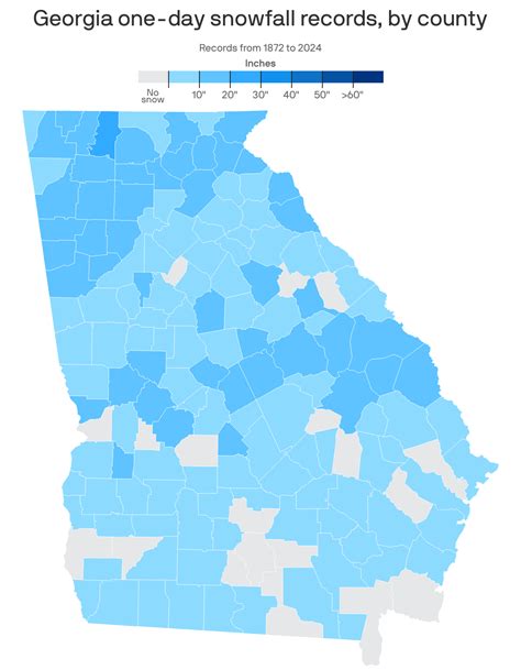 Georgias One Day Snow Record Is More Than 30 Years Old Axios Atlanta