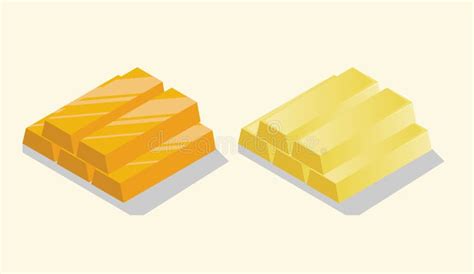 Game Ui Elements Gold Bars Illustration Stock Vector Illustration Of Games Video 268430138