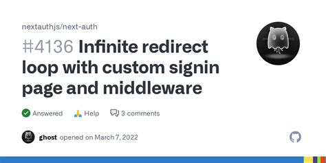 Infinite Redirect Loop With Custom Signin Page And Middleware