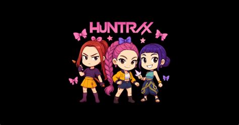Huntrix Girls Kpop Demon Hunters Huntrix Huntrix Fan Rumi Zoey Mira
