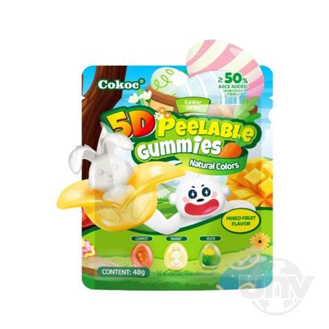 Cokoc 5d Peelable Gummies Mixed Fruit Flavor Unv Wholesale Trusted