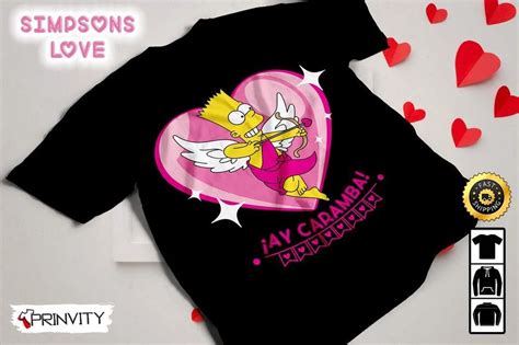 Bart Simpson Caramba Valentines Day T Shirt Valentines Day Ideas 2023