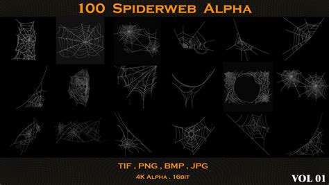 100 Spiderweb Alpha Flippednormals