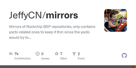 Github Jeffycnmirrors Mirrors Of Rockchip Bsp Repositories Only