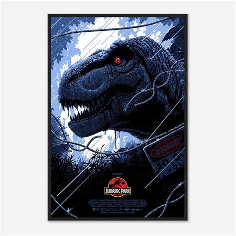 Jurassic Park Iii Dinosaur Size Comparison Movie Poster Horizontal Wall