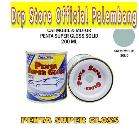 Cat Penta Sky View Blue 1487 200cc Penta Super Gloss Blue Cat Biru