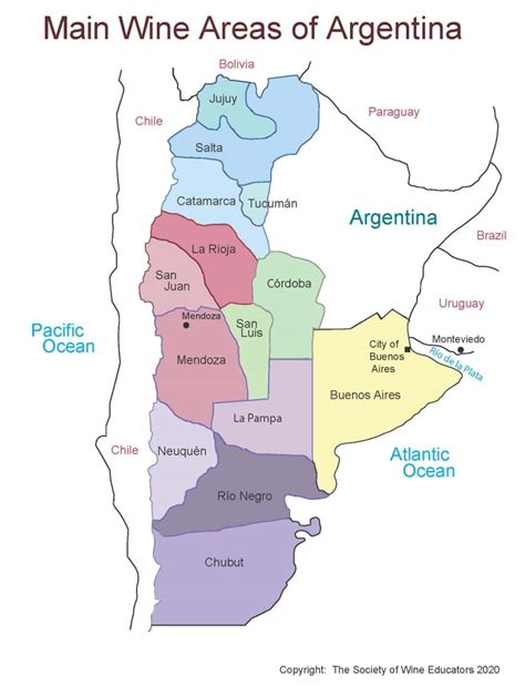 2024 Wine Map Of Argentina Society Of Wine Educators