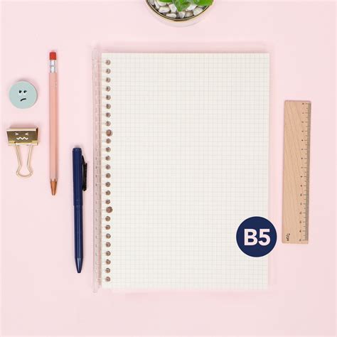 Jual Binder Refill B5 Clear Binder Snowy Binder Mika Pvc Shopee