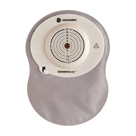 Esteem Body Soft Convex One Piece Closed End Pouch Ostomy Care