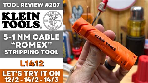 Klein 5 1 Romex Cable Ripper And Stripping Tool Good Not Great For 15 Youtube