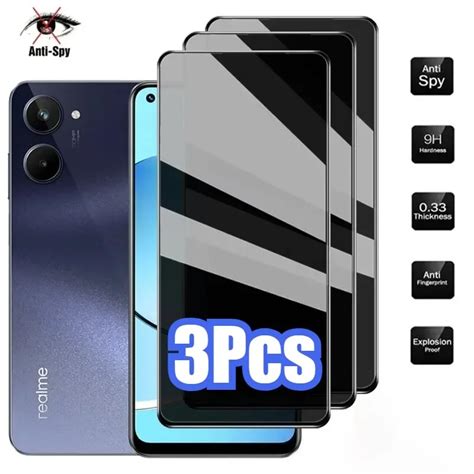 3pcs Protective Privacy Film For Realme 14 13 14t Pro P3x P2 Pro C75