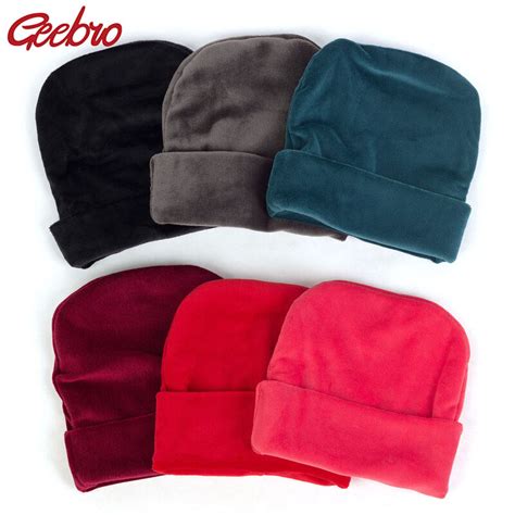 Geebro Gorros Gruesos De Terciopelo Para Bebé Recién Nacido Gorros