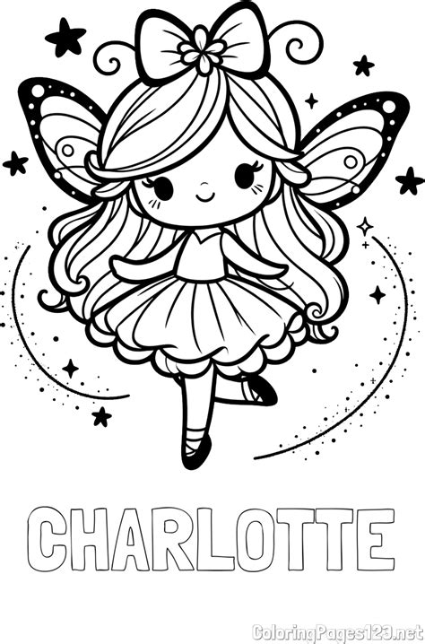 Charlotte From Charlottes Web Character Sketch Coloring Page