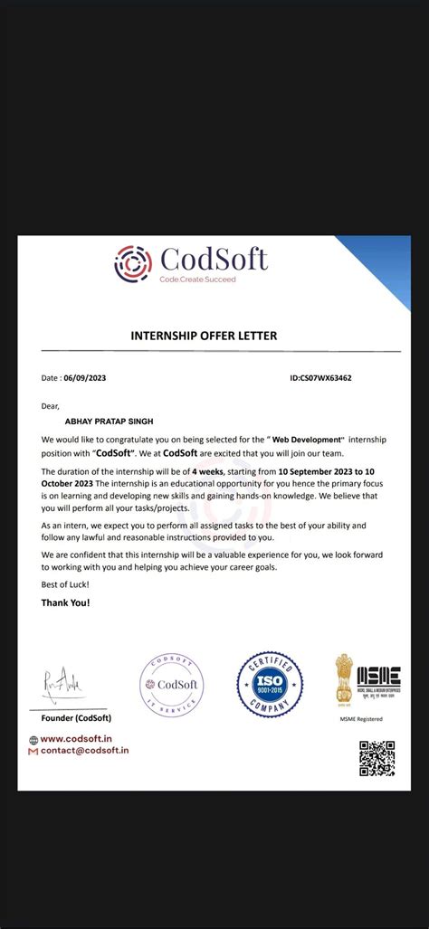 Webdevelopmentinternship Internshipopportunity Learningandgrowth