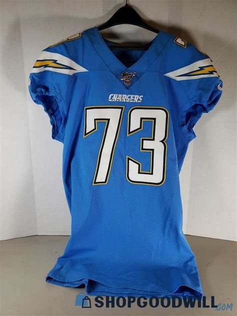 Nike Nfl Football Chargers Jersey 73 Costigan Sz 46
