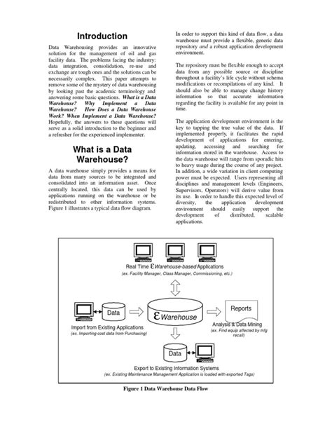 Data Warehouse New Pdf Class Computer Programming Data Warehouse