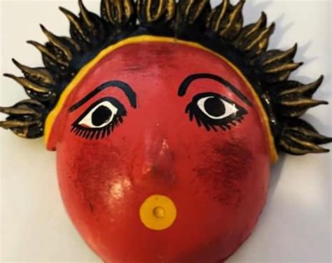 Mexican Variety Collection Folk Art Mask Handmade By Artisans Made