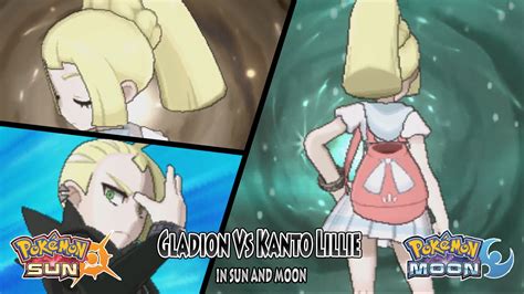Pokemon Sun And Moon Trainer Gladion Vs Kanto Lillie Rival Gladion Vs