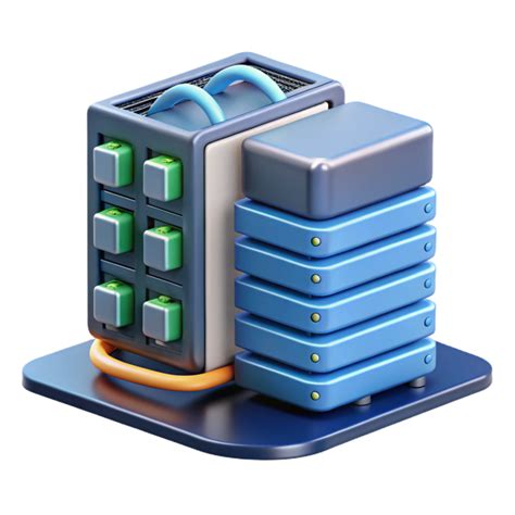 Stunning Rustic Data Center Rack With Servers And Cables Genuine 59622037 Png