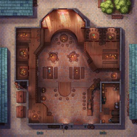 Mapa De Dandd Grand Tavern Jenny Harder
