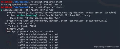 Kali安装Apache、MySQL、PHP-CSDN博客