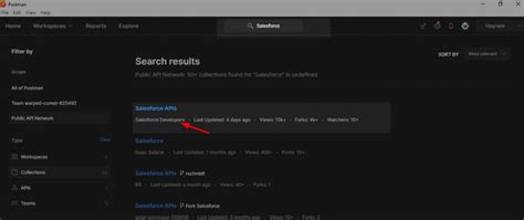 Salesforce Apis With A Postman Collection