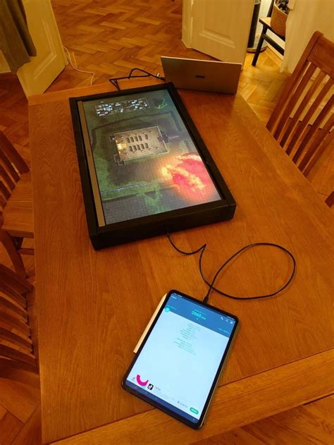 Built A Simple Dnd Screen Setup With Animated Maps For Our First Dnd Campaign [oc] R Dnd