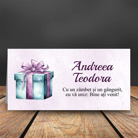 Plic Botez Personalizat Pbb 05 Amintirimagice Ro