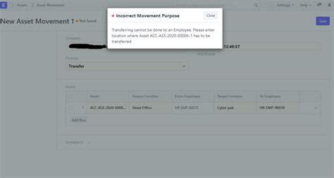 Meaning Of Purpose Field In Asset Movement Erpnext Frappe Forum