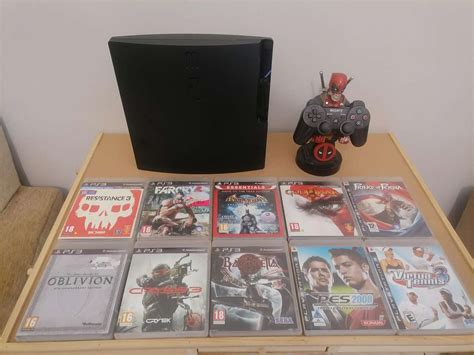 Playstation Ps3 Bundle Console 320 Gb With Remote And Marvel Cable