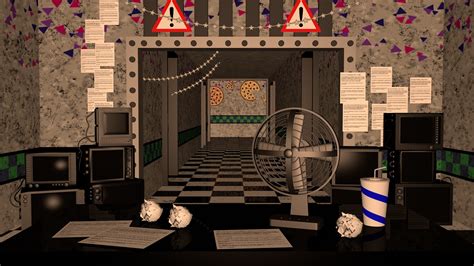 Fnaf 2 Map3d模型 Turbosquid 1979308