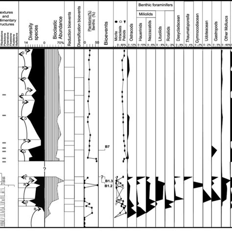 Legend Of Symbols Used For Lithologies Sedimentary Structures And