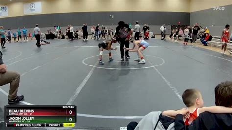 76 Lbs Round 9 10 Team Jaxon Jolley Warriors Wc Vs Beau Blevins Capital City Wc