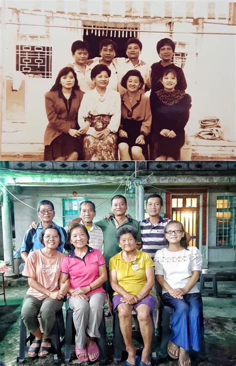 張哲生 謝謝網友 Szu Chi Chen 分享他的媽媽及舅舅阿姨們8個兄弟姊妹在屏東萬丹外婆家的大合照 Facebook