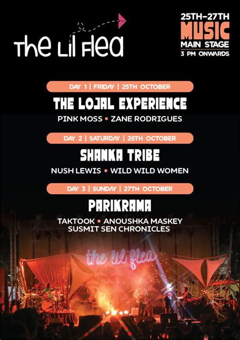 Everything Thats Happening At The Lil Flea Oct 24 The Lil Flea