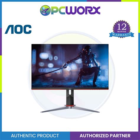 Aoc 24g2 24g2e 24g2se 23 8 Full Hd 165hz 1ms Freesync Premium Gaming Monitor Shopee Philippines