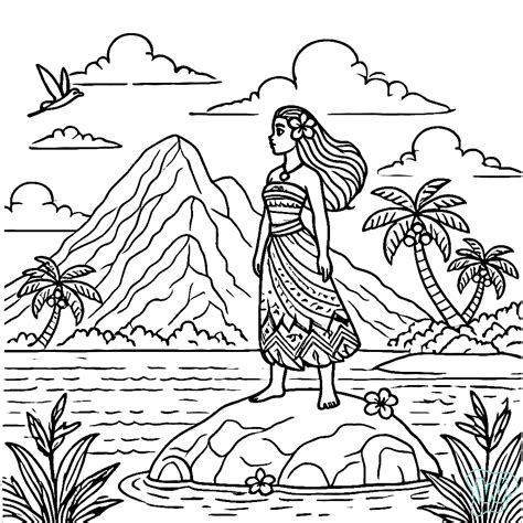33 Coloriage Moana Pages Imprimables Gratuites