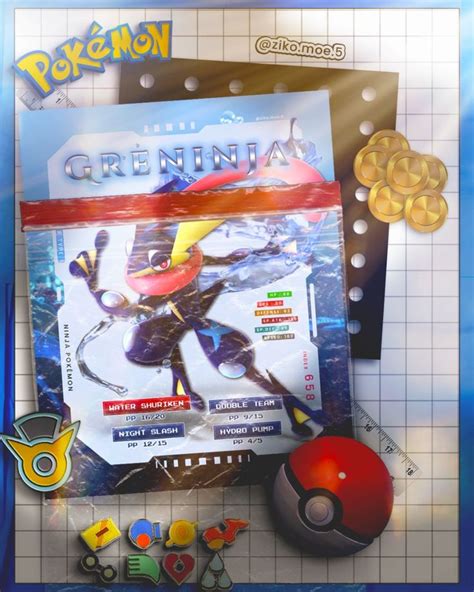 Ziko Moe On Instagram Greninja Poster With Mockup You Can See The Full Poster In The